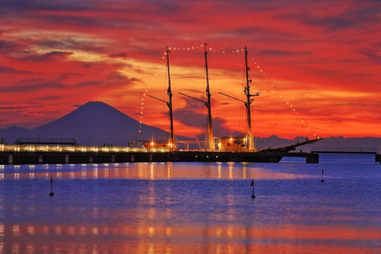 【実はこれが日本一】長さ500m！館山湾の桟橋は夕日の名所＆恋人の聖地 | TABIZINE～人生に旅心を～