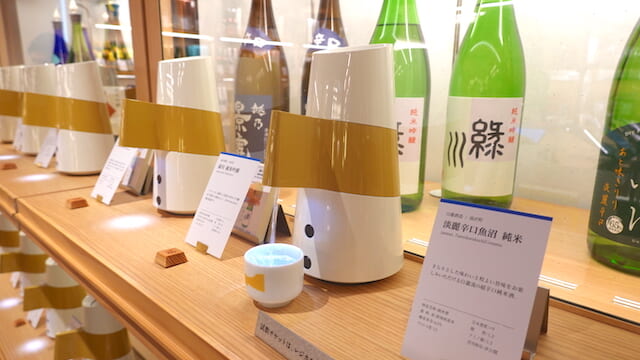 1500円で5杯試飲OK！都内最大規模の日本酒試飲コーナーでソムリエAIを体験｜銀座・新潟情報館【編集部ブログ】 | TABIZINE～人生に旅心を～