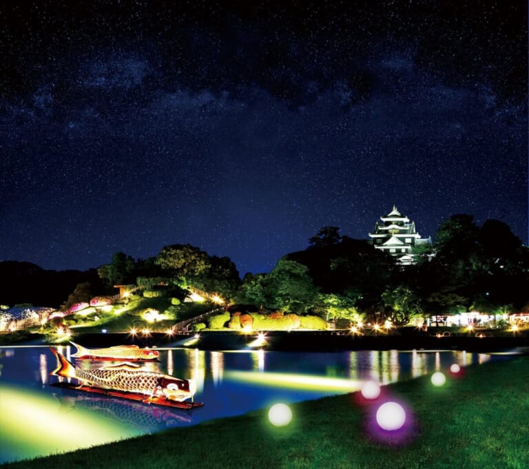 【約100種の藤が幻想的にライトアップ！】岡山県のゴールデンウィークに行きたいおすすめスポット6選！ | TABIZINE～人生に旅心を～